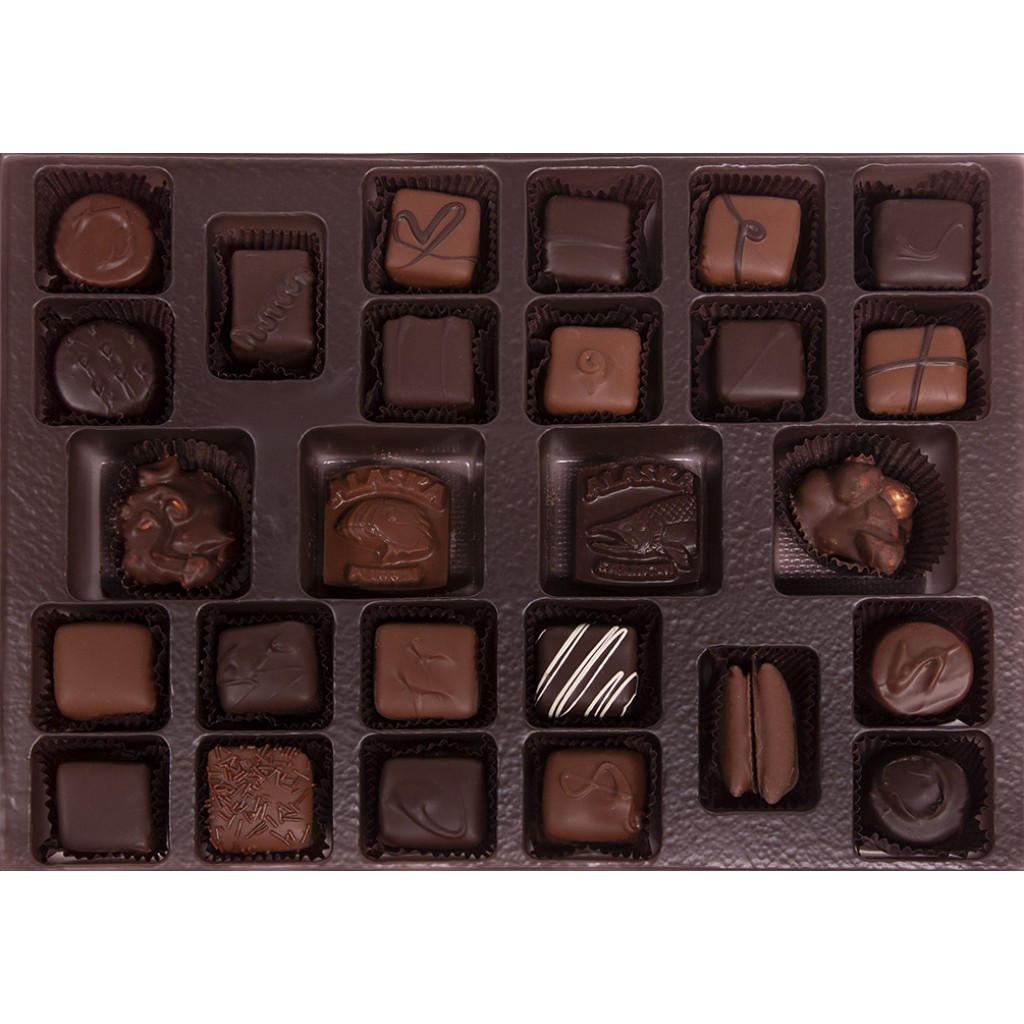 Assorted Alaskan Chocolates 16oz – Alaska Wild Berry Products